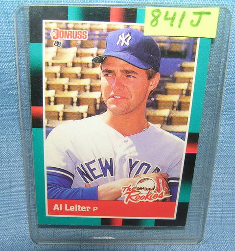 Vintage Al Leiter Rookie Baseball Card