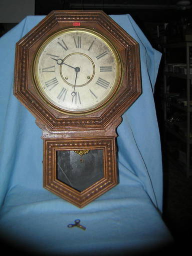 Antique Wall Clock By Wm L Gilbert Clock Co