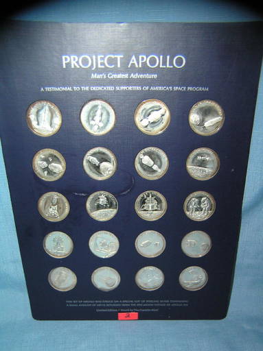 Project Apollo Sterling Silver Medallion Set