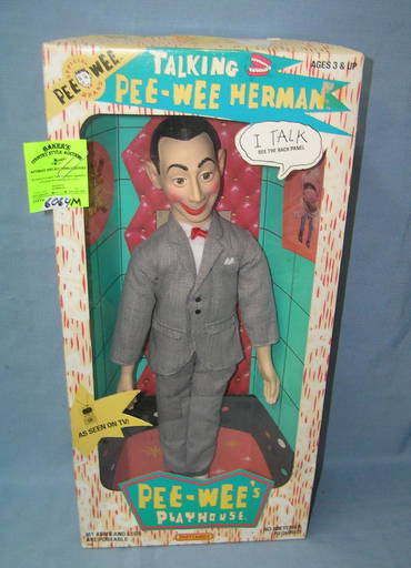 Vintage 17 Inch Talking Pee Wee Herman Character Doll