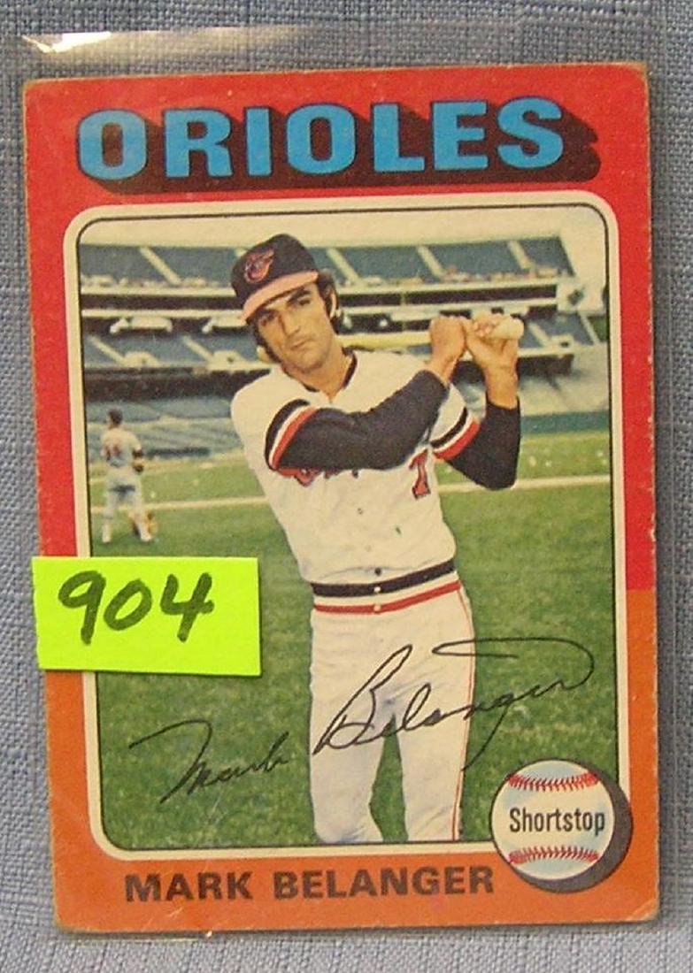 Vintage Mark Belanger rookie baseball card - Jun 12, 2019 | Baker's ...