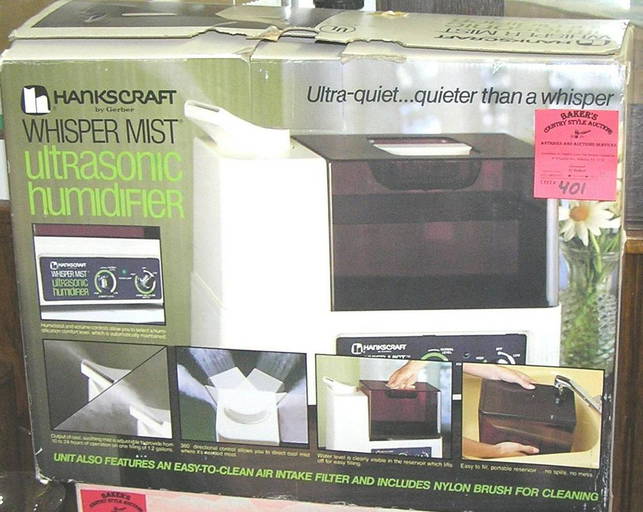 Vintage Whisper Mist Ultrasonic Humidifier