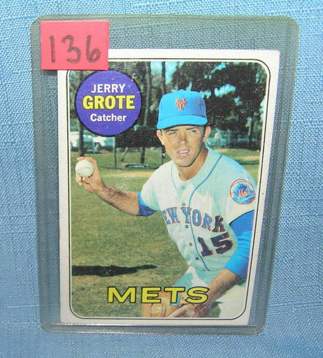Vintage Jerry Grote Ny Mets All Star Baseball Card