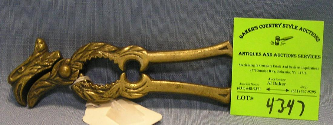Solid Bronze Hawk Shaped Nut Cracker