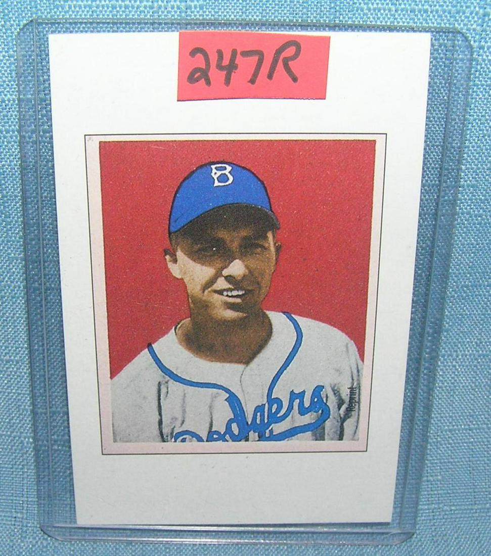 Gil Hodges Bowman Reprint Baseball Card