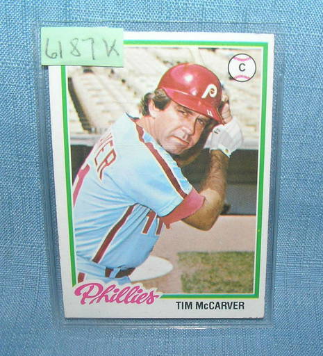 Vintage Tim Mccarver Baseball Card