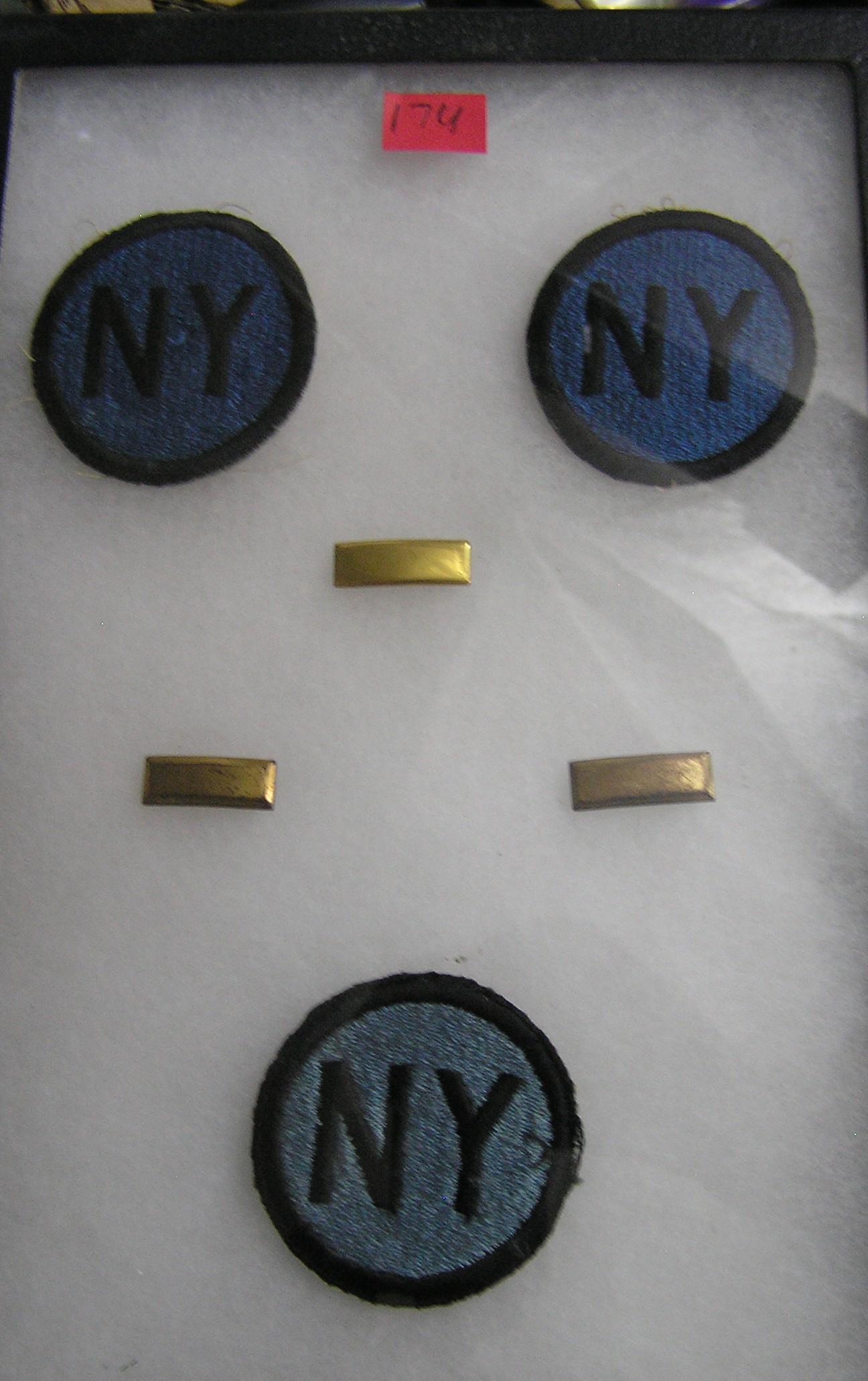Us Ny Military Police Patches And Silver Bars