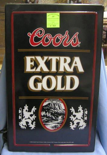 Vintage Coors Extra Gold Illuminated Beer Sign