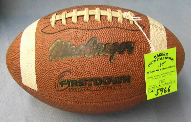 Macgregor football - Feb 01, 2022 | Baker's Antiques and Auctions in NY