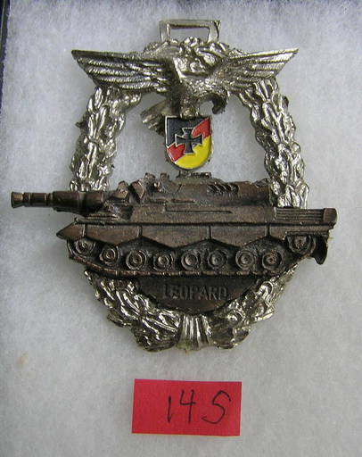 German Leopard Tank Luftwaffe Commemoration Badge
