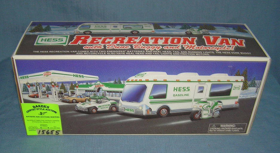 Vintage Hess Recreation Van With Dune Buggy And Motorcycle