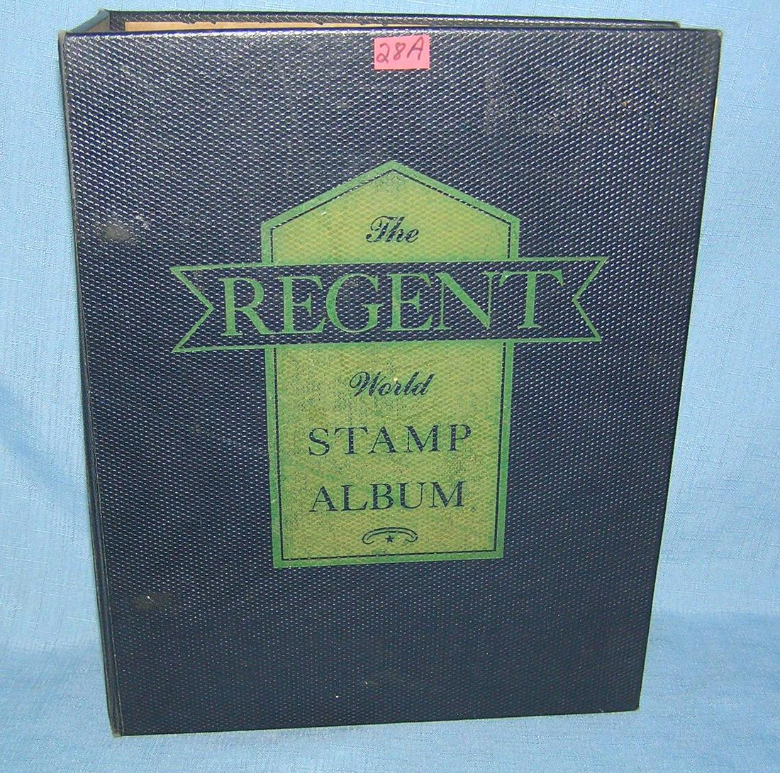 The Regent World Stamp Album Circa 1950s