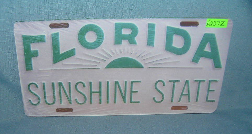 Florida the Sunshine State License plate size retro sign (#6237Z) on ...