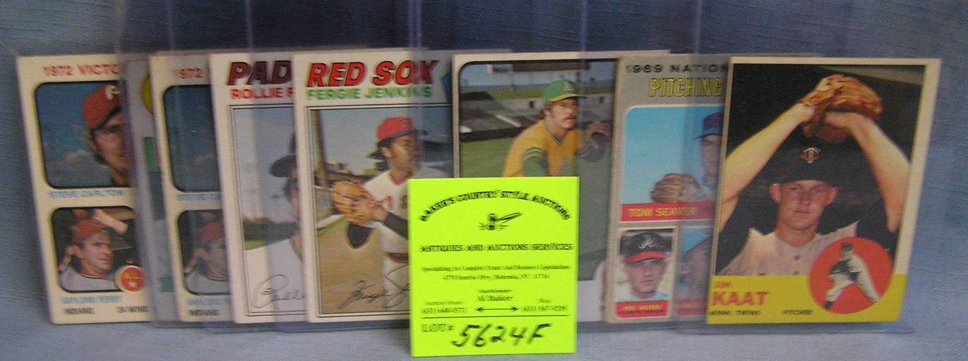 Group of ten all star pitchers baseball cards (#5624F) on Dec 20, 2022 ...