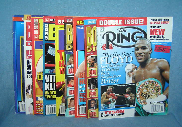 Group of vintage boxing magazines (#0032K) on Dec 31, 2022 | Baker's ...