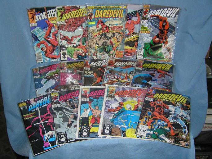 Collection Of Vintage Dare Devil Comic Books