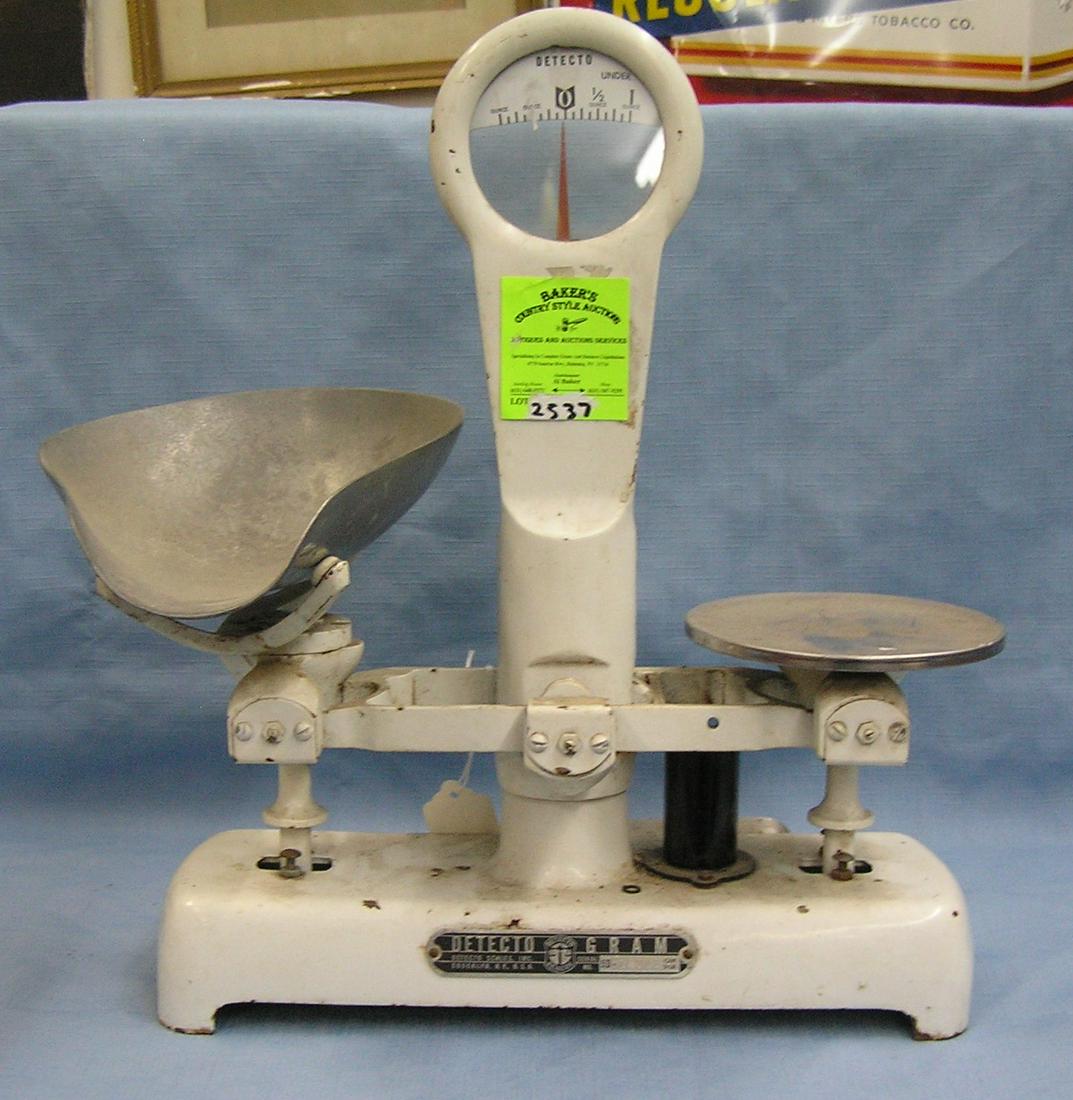 Antique Cast Iron Detecto Country Store Scale Auction