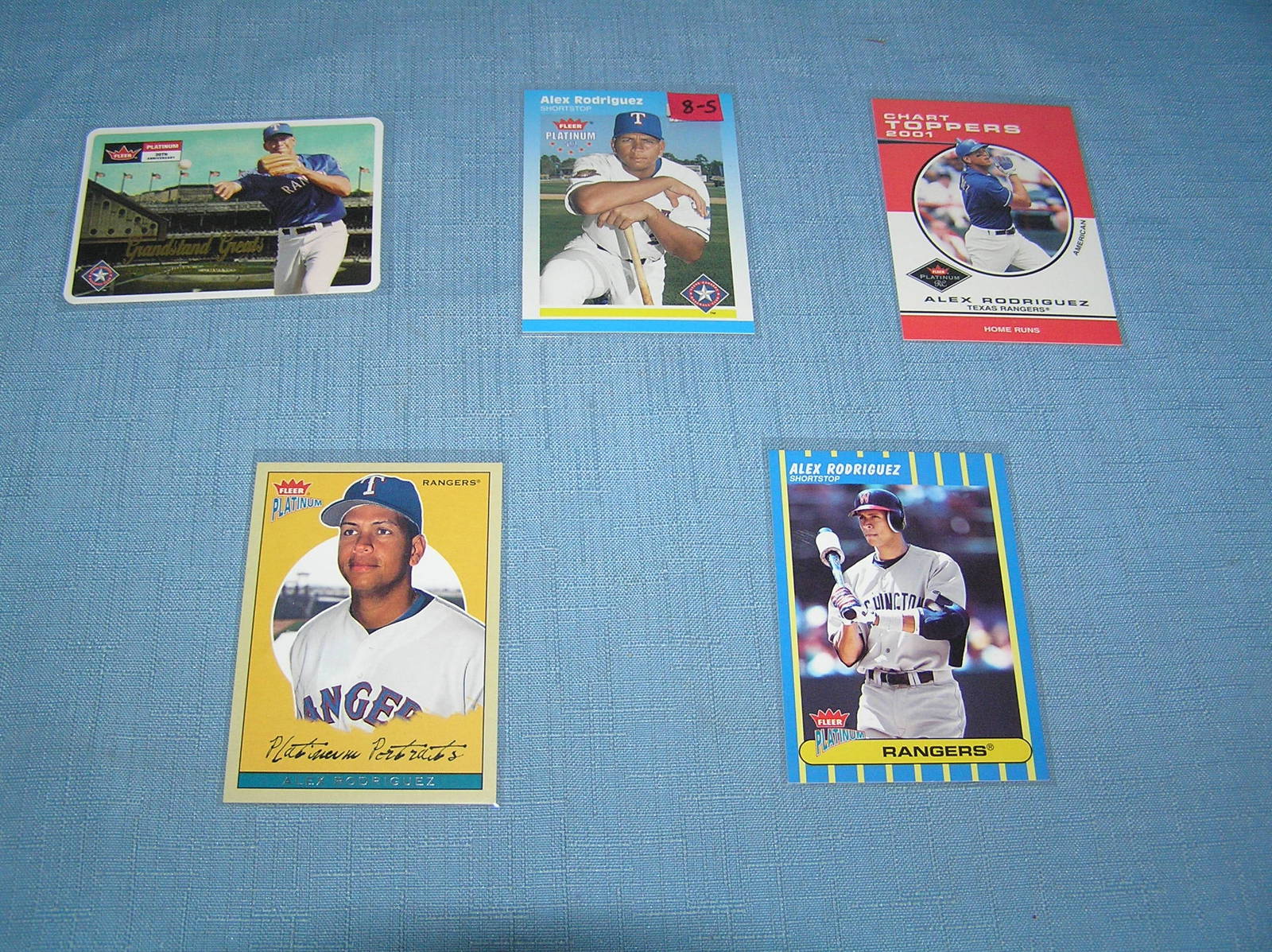 Collection Of Alex Rodriguez All Star Baseball Cards Auction