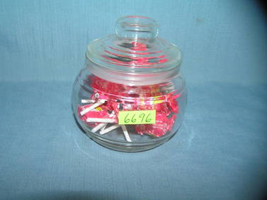 Vintage Lance Candy Jar W/ Original Lid