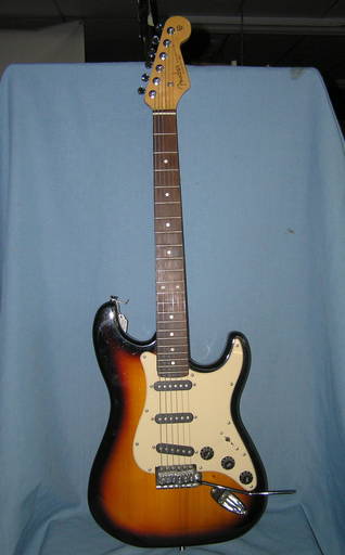 Fender Stratocaster Sunburst Design Electric Guitar,