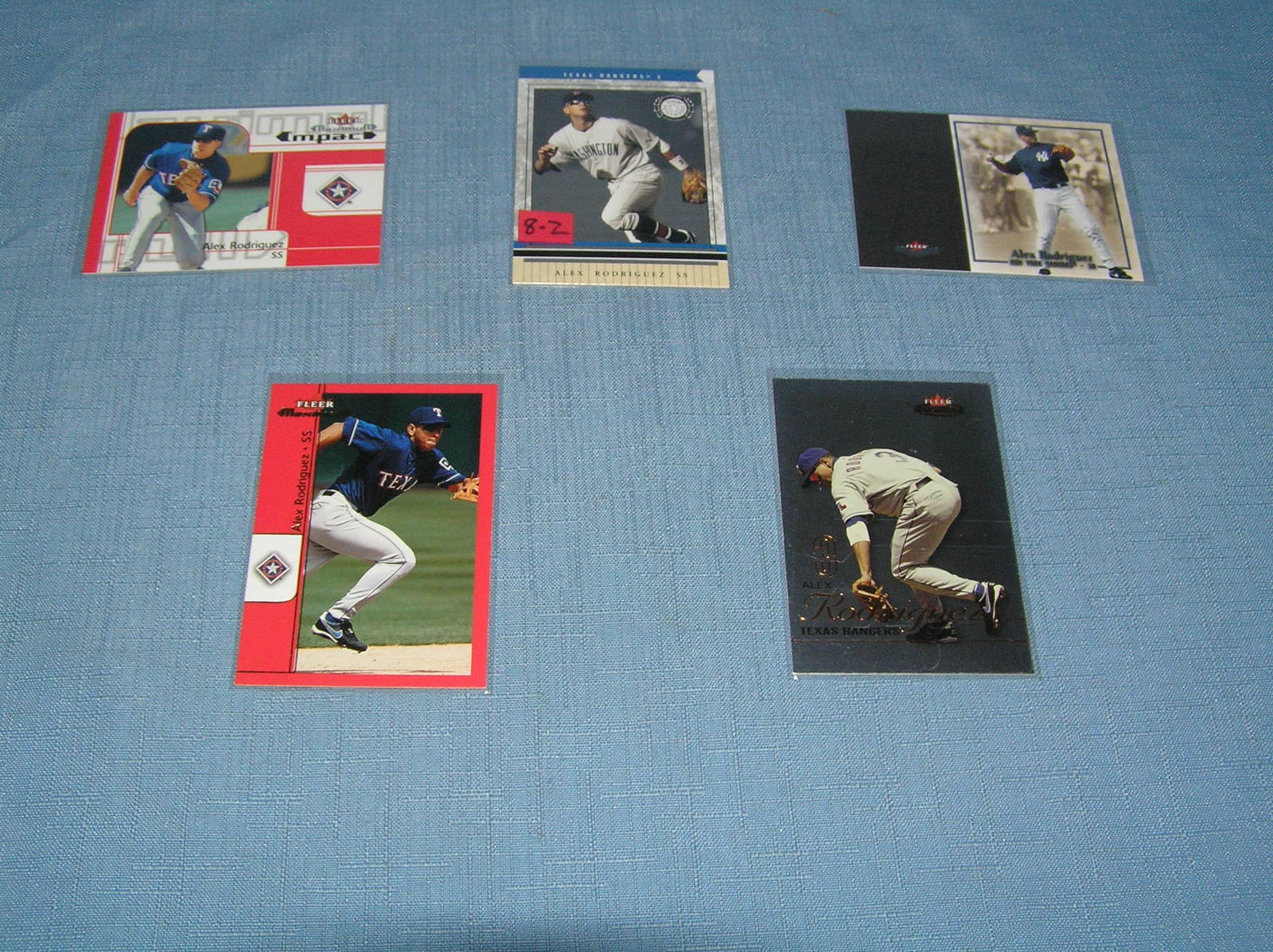 Collection Of Alex Rodriguez All Star Baseball Cards Auction
