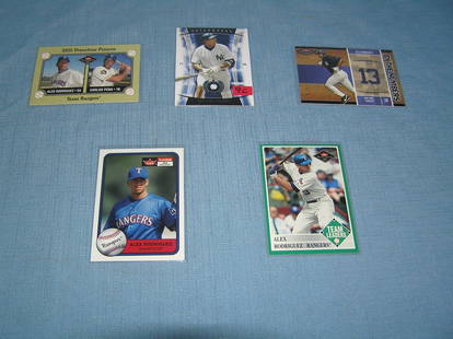Collection Of Alex Rodriguez All Star Baseball Cards Auction