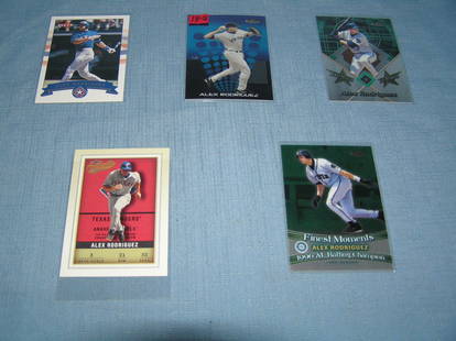 Collection Of Alex Rodriguez All Star Baseball Cards Auction