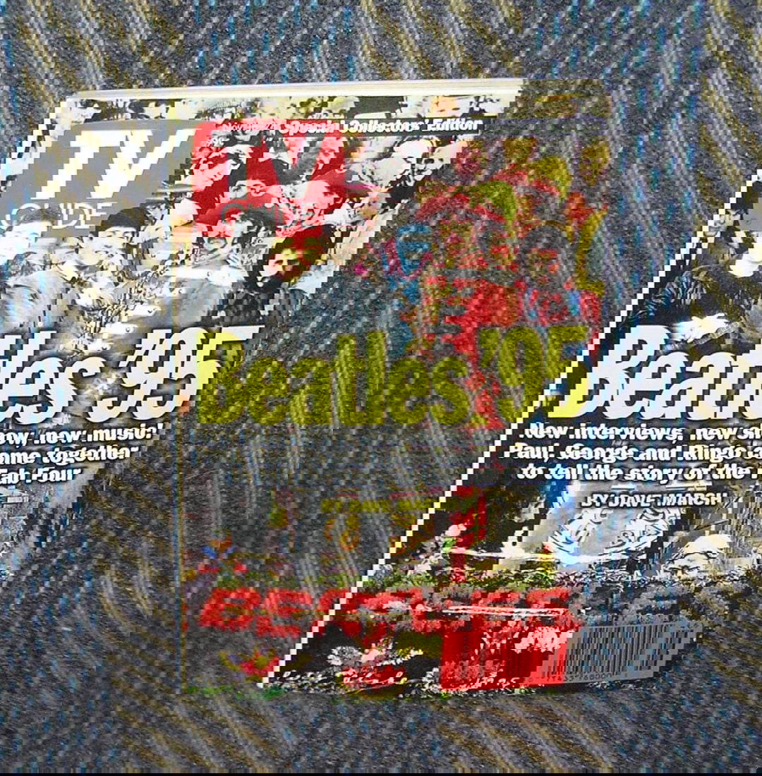 Vintage Beatles Tv Guide Issue 1995 Auction