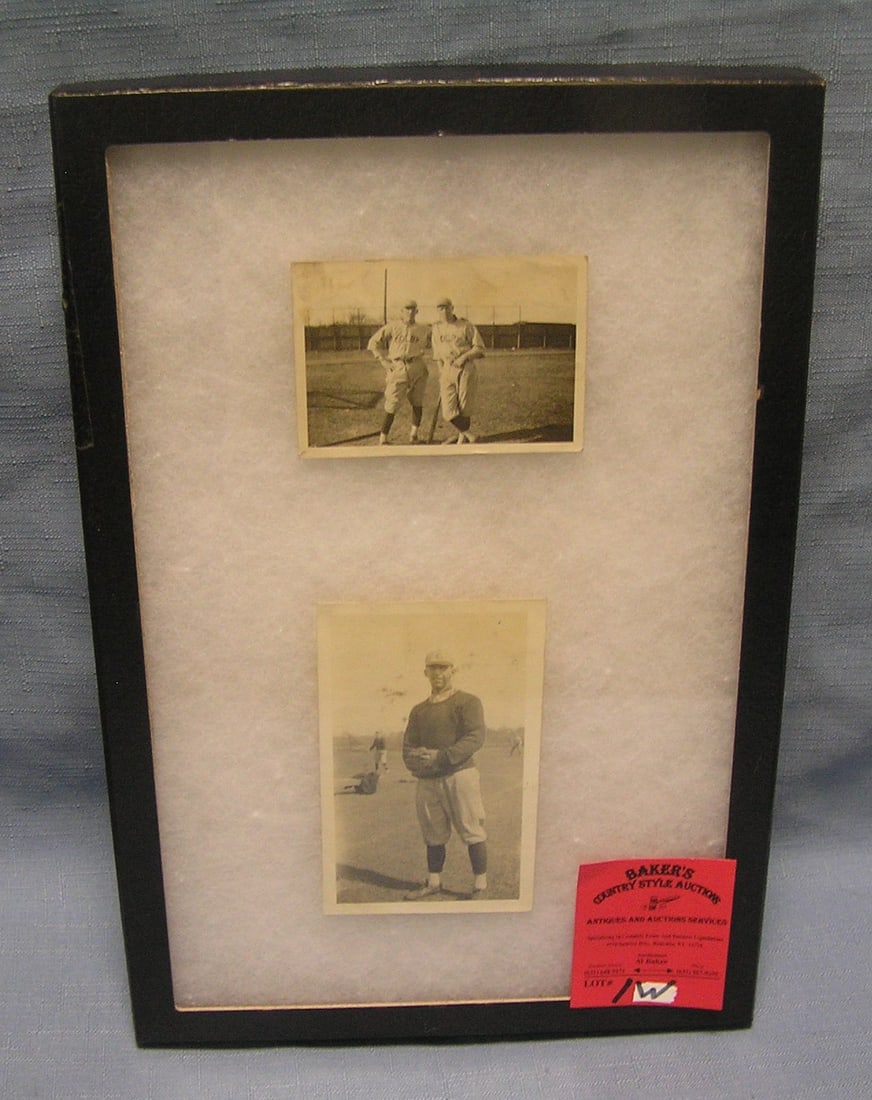 Pair Of Early Colby College Baseball Photos Auction