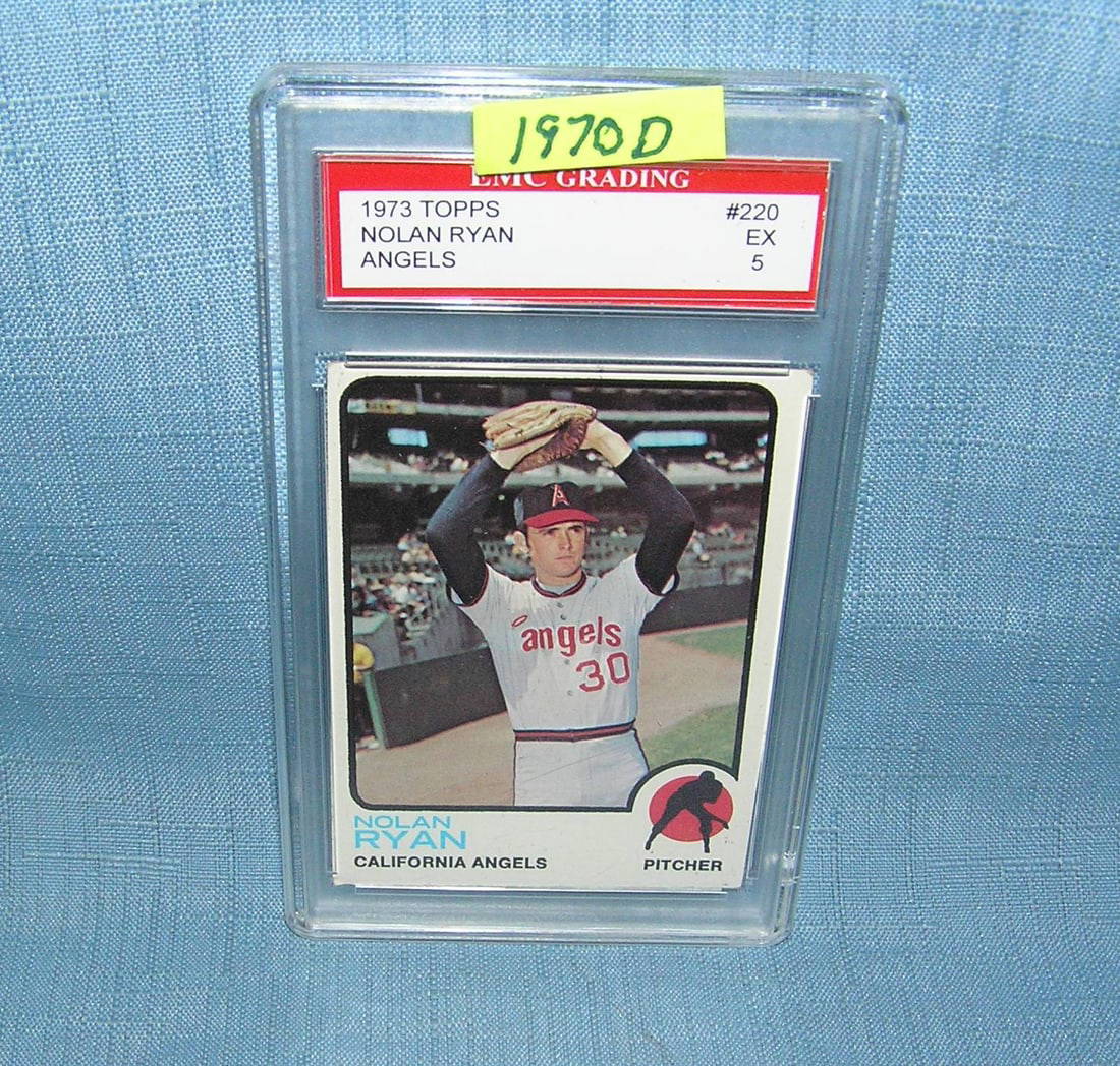 Nolan Ryan 1973 Topps Graded Baseball Card Auction