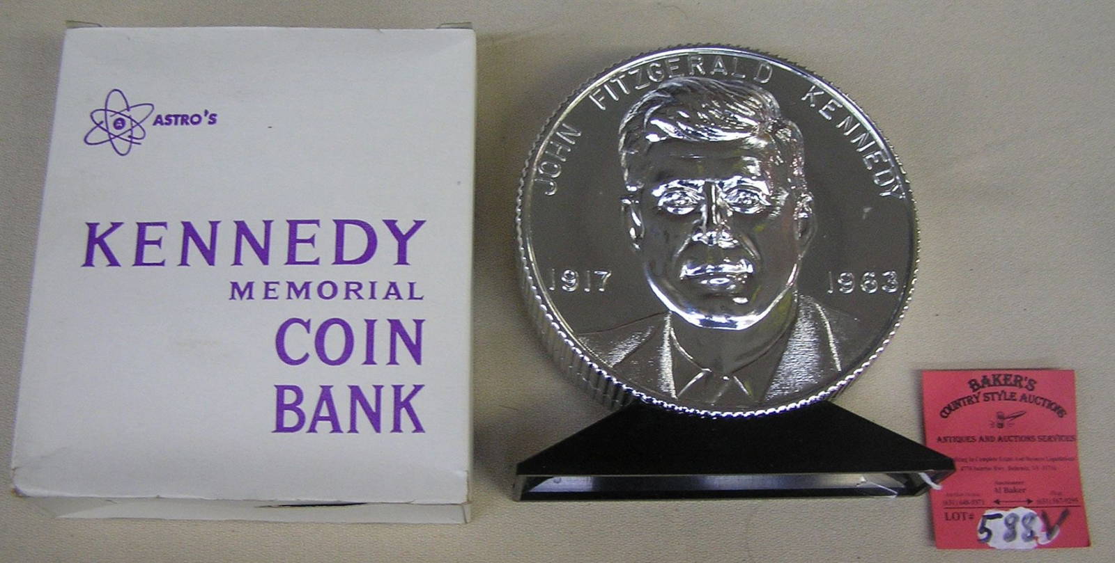 John F Kennedy Bicentennial Coin Bank Auction
