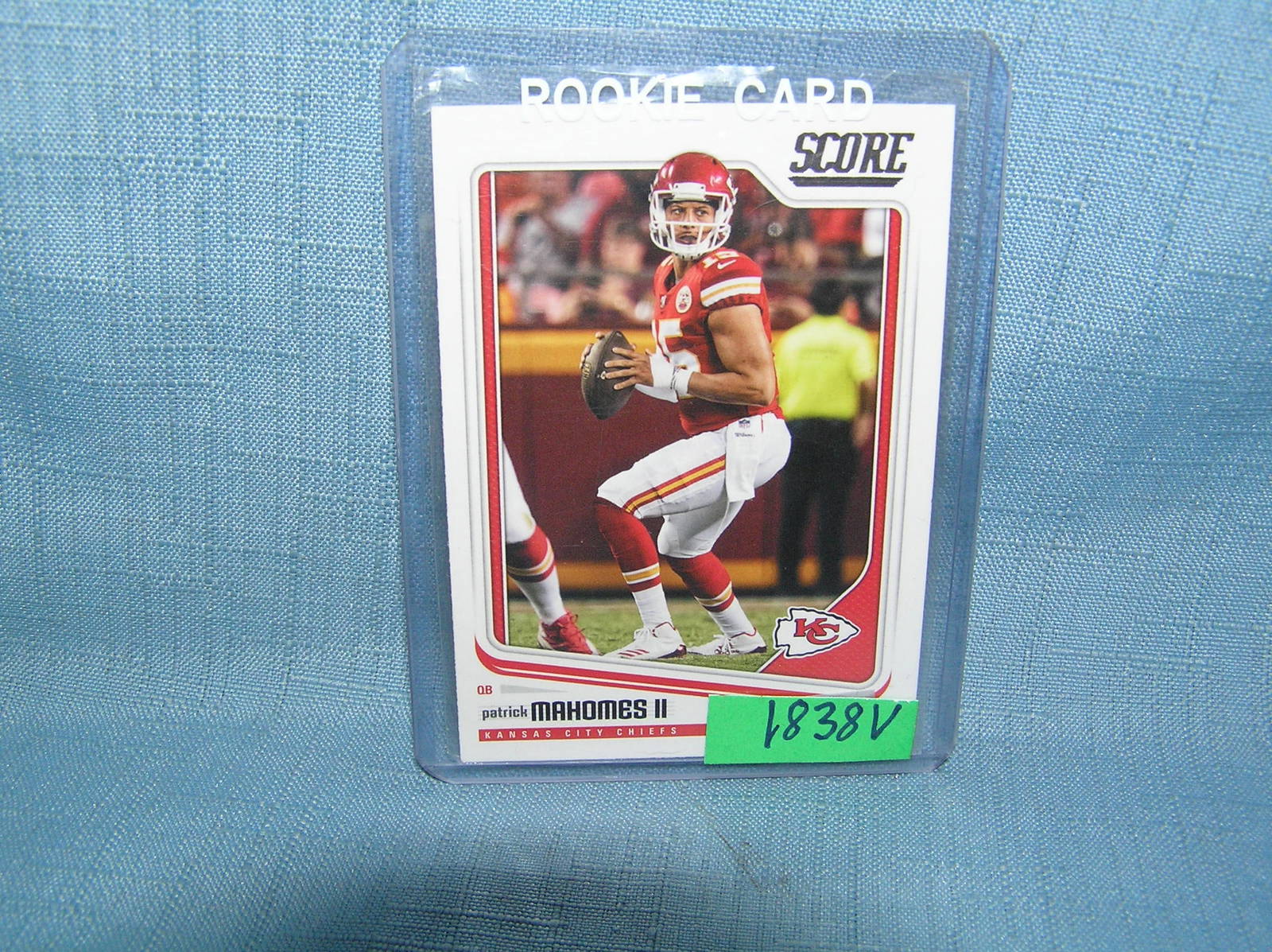 Patrick Mahomes Rookie Football Card Auction
