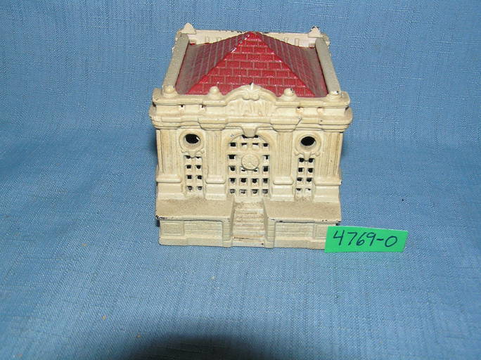 Cast Iron Bank Building Bank Circa 1930s