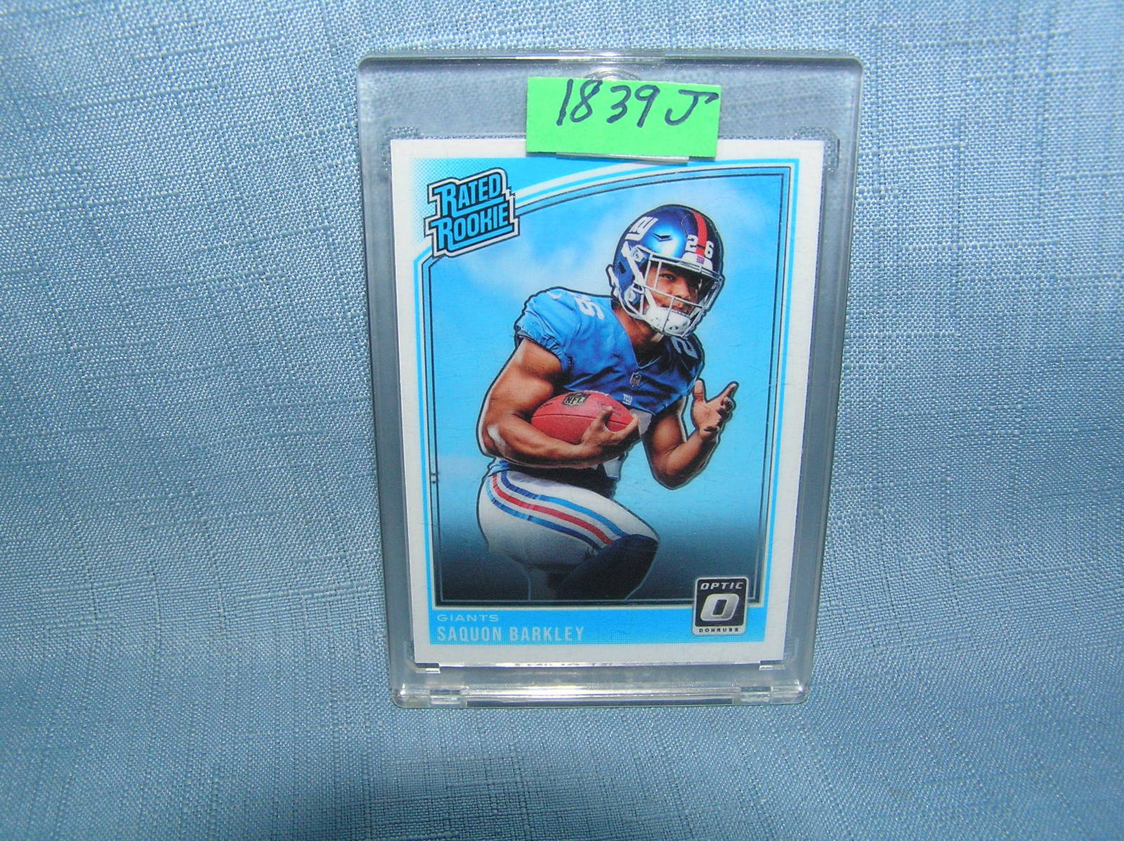 Saquon Barkley Rated Rookie Football Card Auction