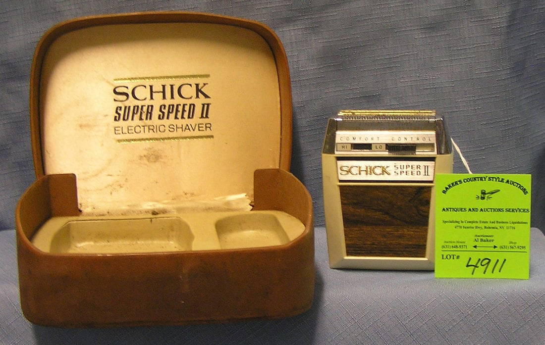 Vintage Shick Super Speed Two Shaving Kit Auction