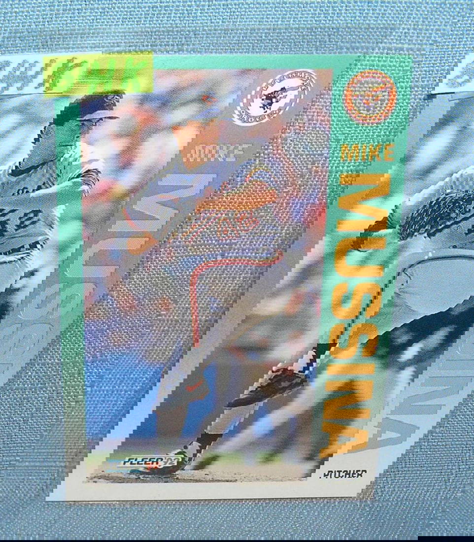 Vintage Mike Mussina Rookie Baseball Card Auction