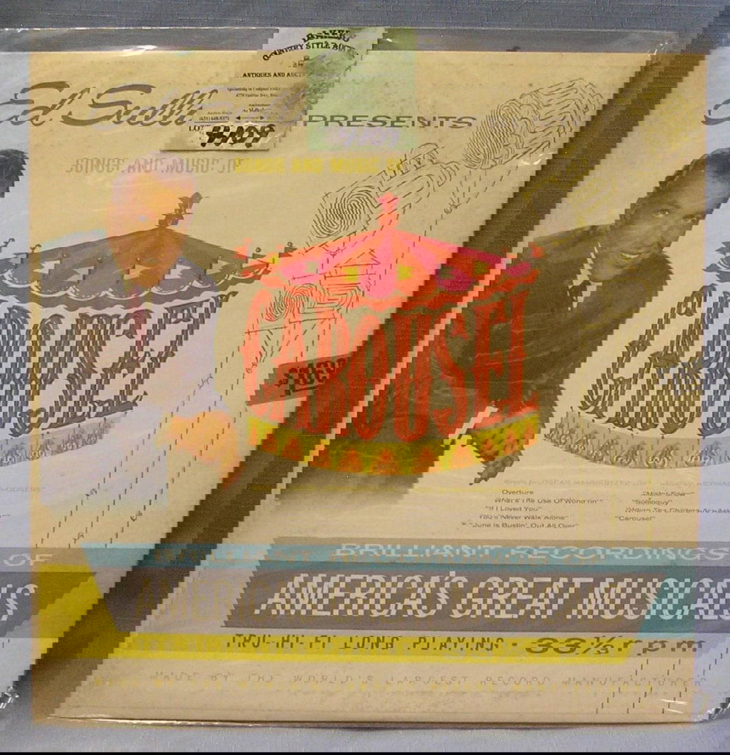 Ed Sullivan Songs And Music Of Carousel Record Album Auction