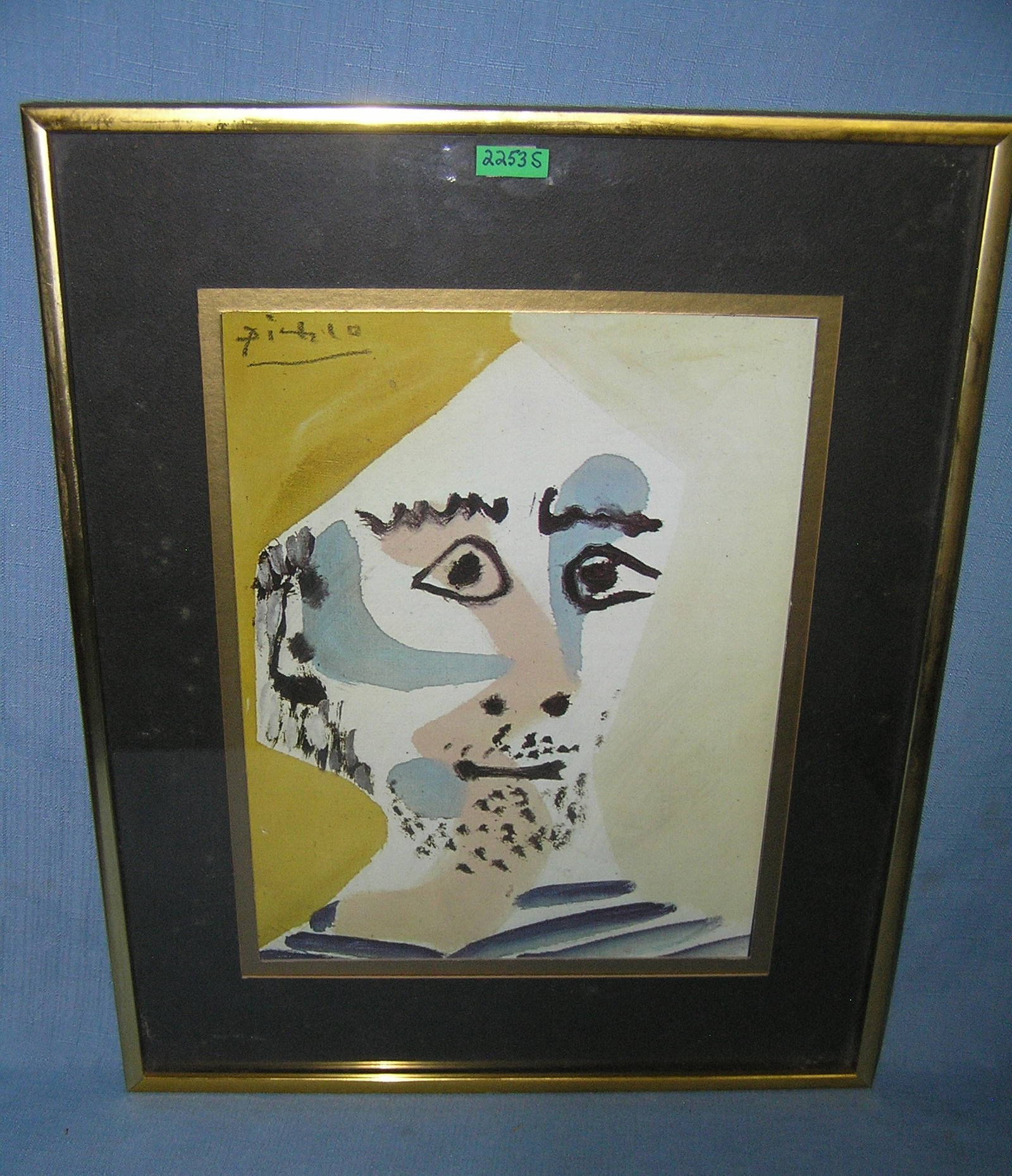 Pablo Picasso Framed Art Work Auction