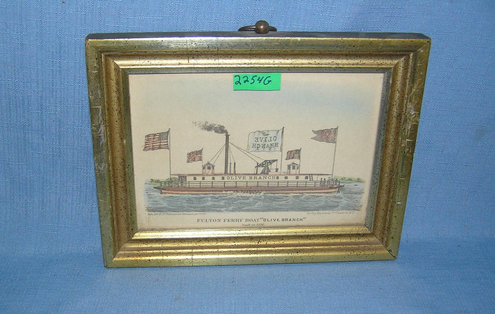 Fulton Ferry Boat The Olive Branch Circa 1850s Auction