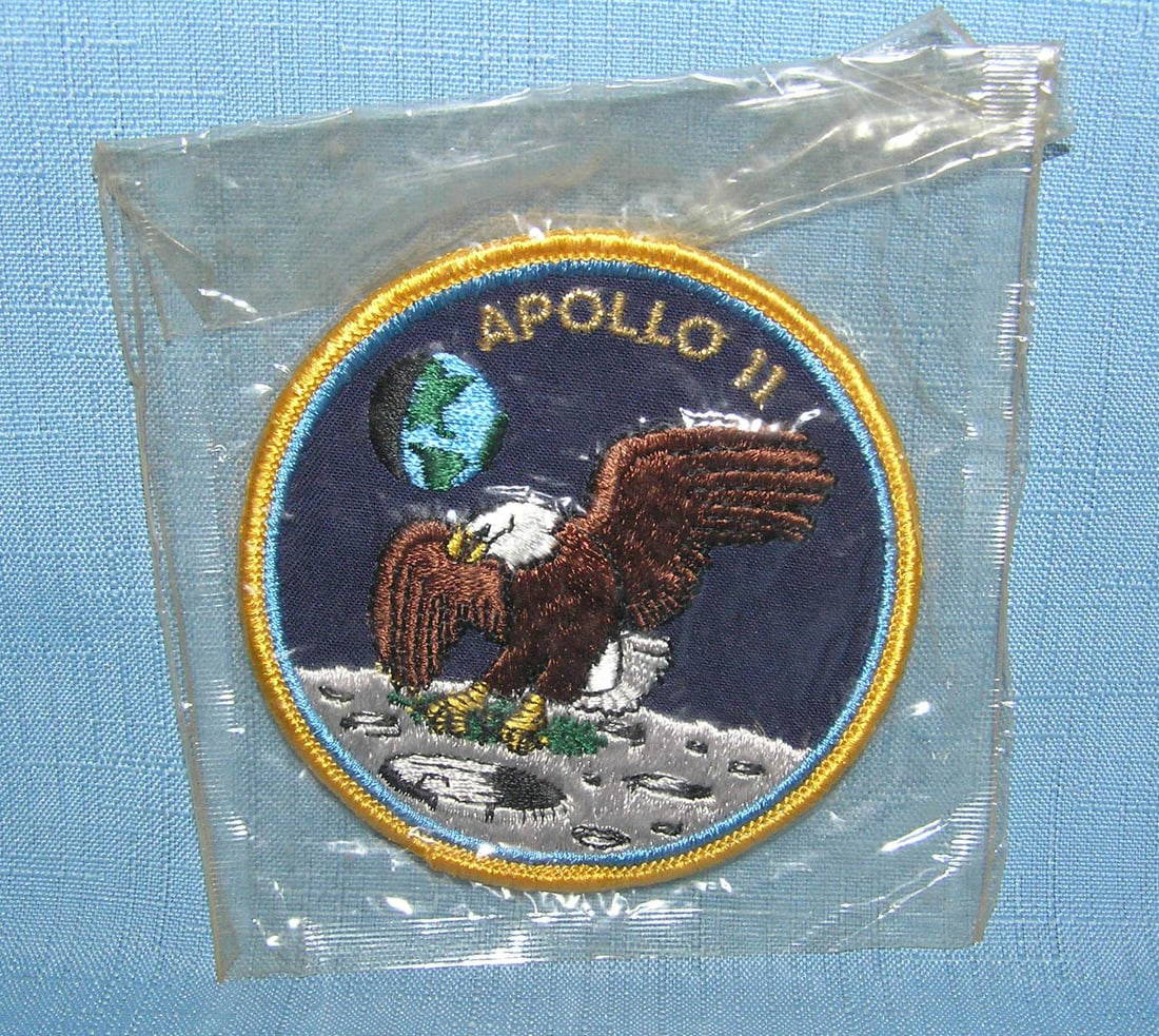 Rare Original Large Apollo 11 Moon Landing Patch Auction