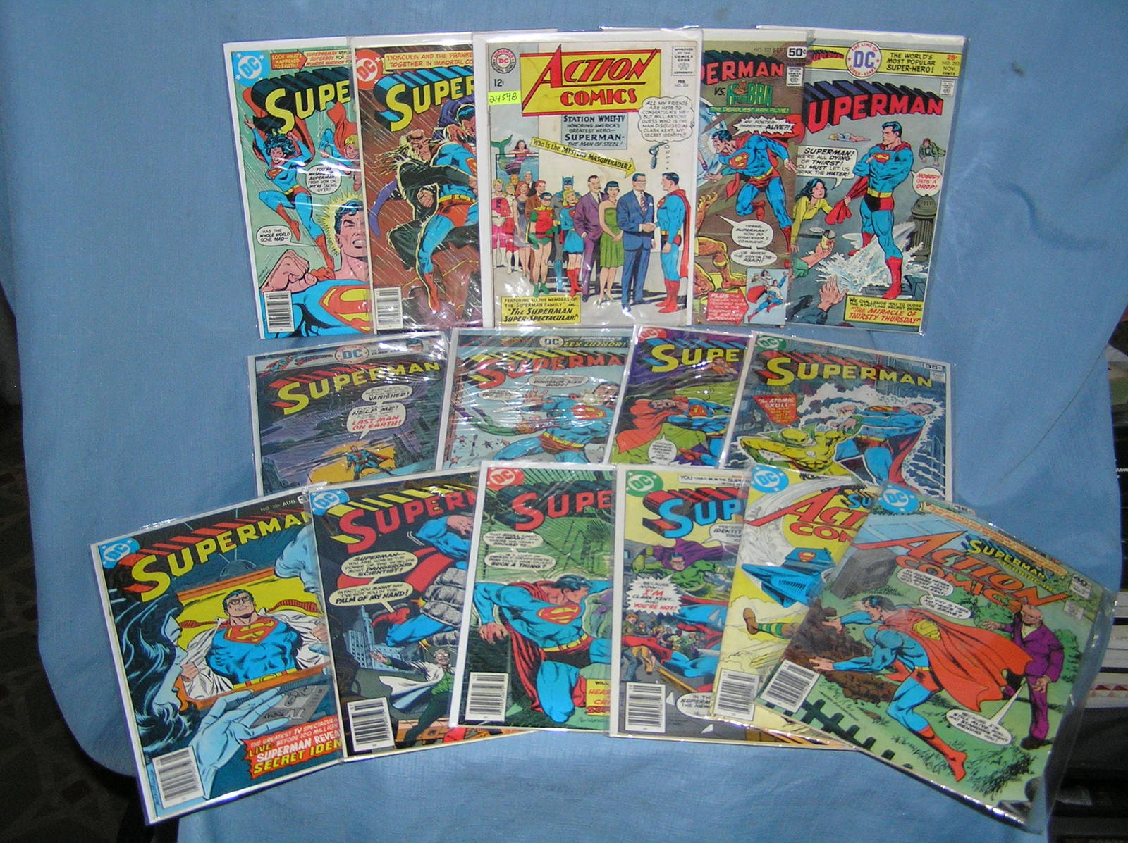 Collection Of Vintage Superman Comic Books Auction