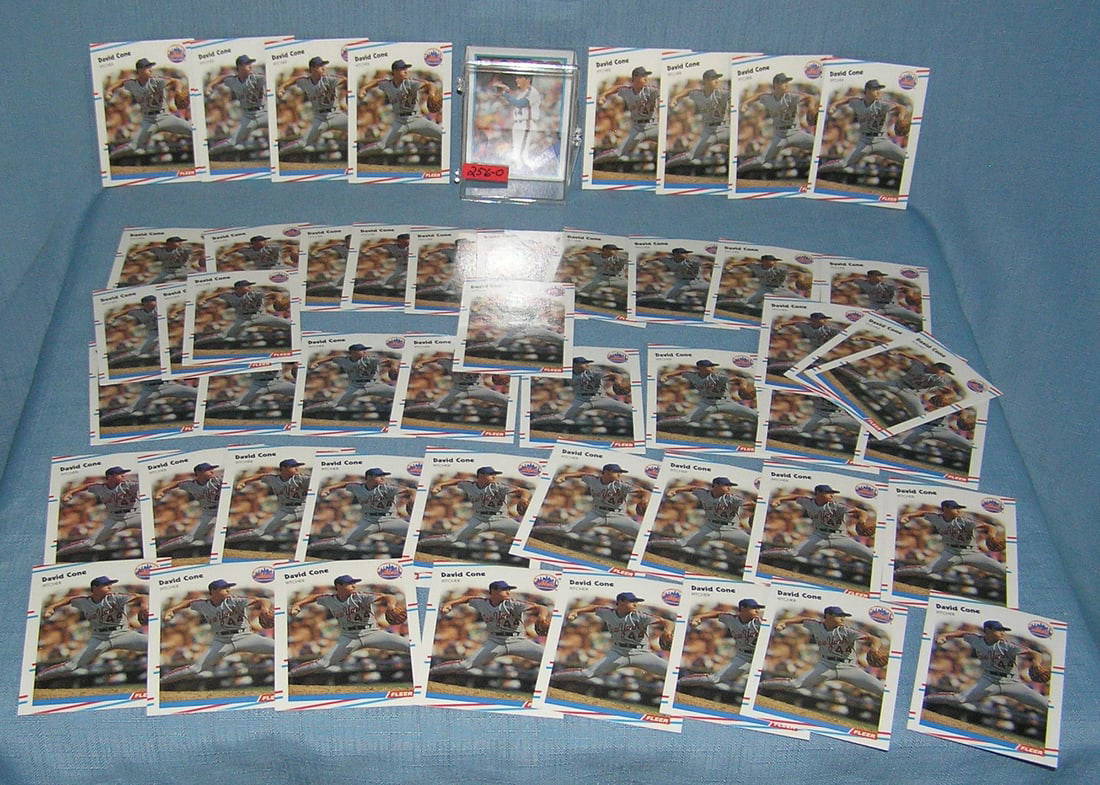 Large Collection Of David Cone Rookie Cards Auction