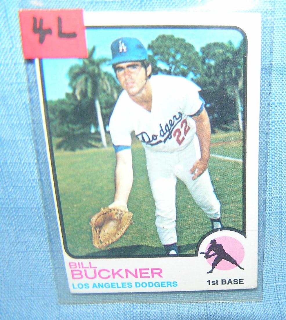 Vintage Bill Buckner All Star Baseball Card Auction