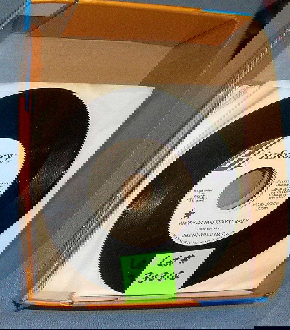 Mixed Group Of Vintage 45 Rpm Records Auction