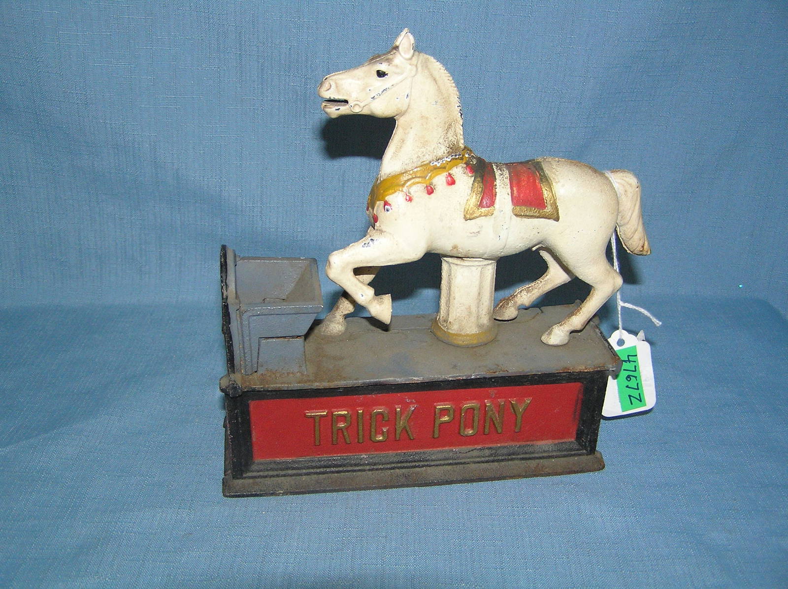 Trick Pony Cast Iron Mechanical Bank Circa 1950s Auction
