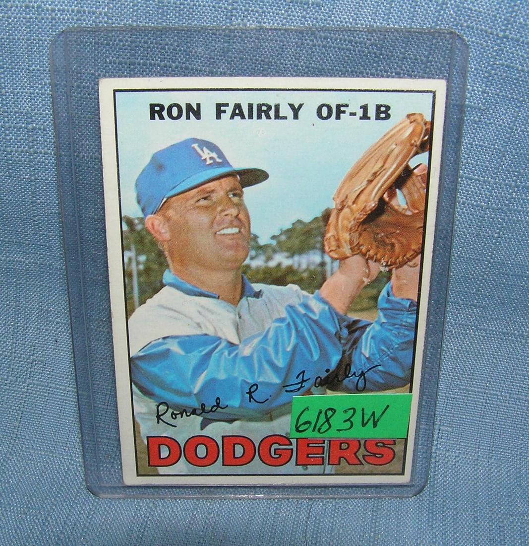 Ron Fairly All Star Baseball Card Auction