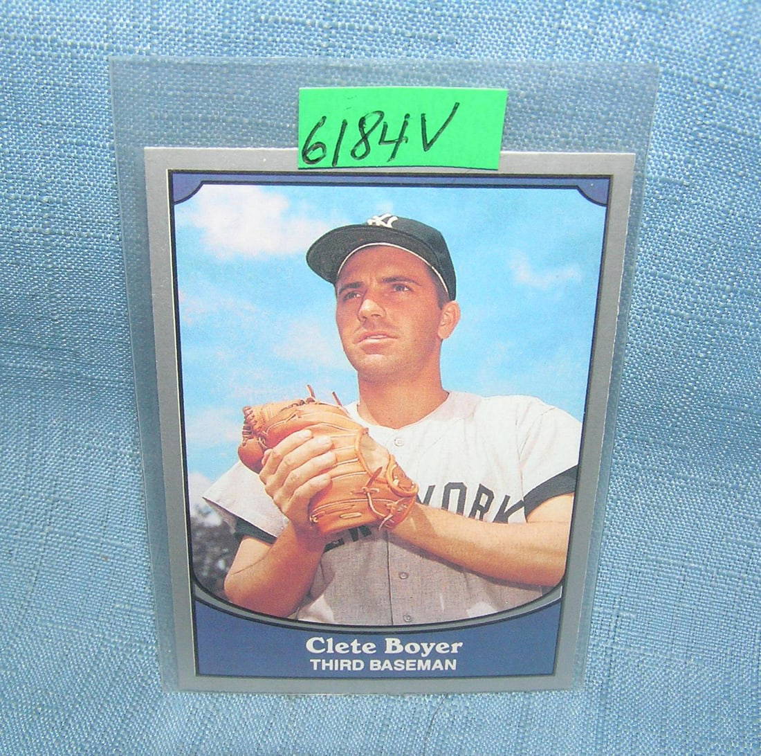 Clete Boyer All Star Baseball Card Auction