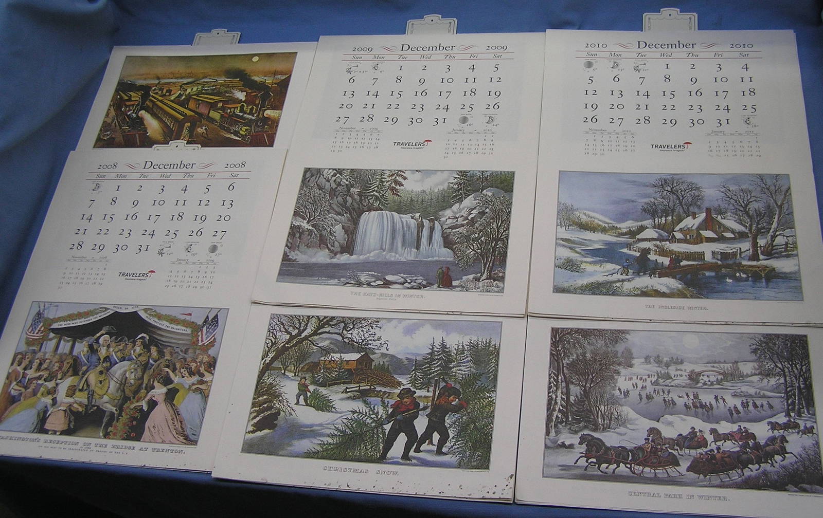 Collection Of Antique Style Calendars Auction