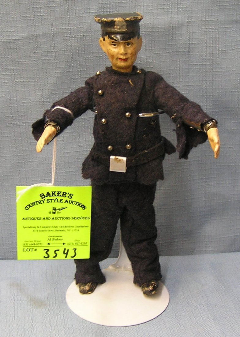Antique jointed policeman doll by Bucherer - Mar 31, 2014 | Baker's ...