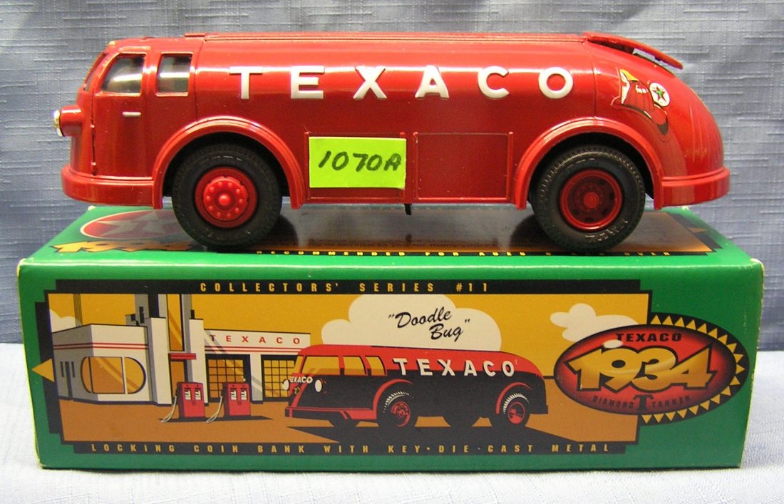 Vintage All Cast Metal Texaco Tanker Truck